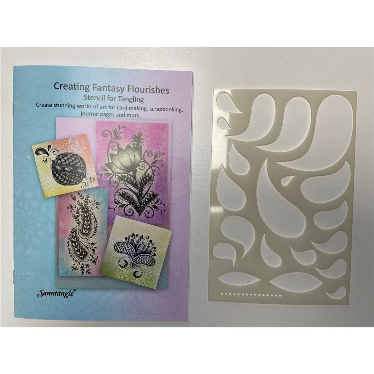 Sanntangle Creating Fantasy Flourishes Stencil Set | HobbyMaker
