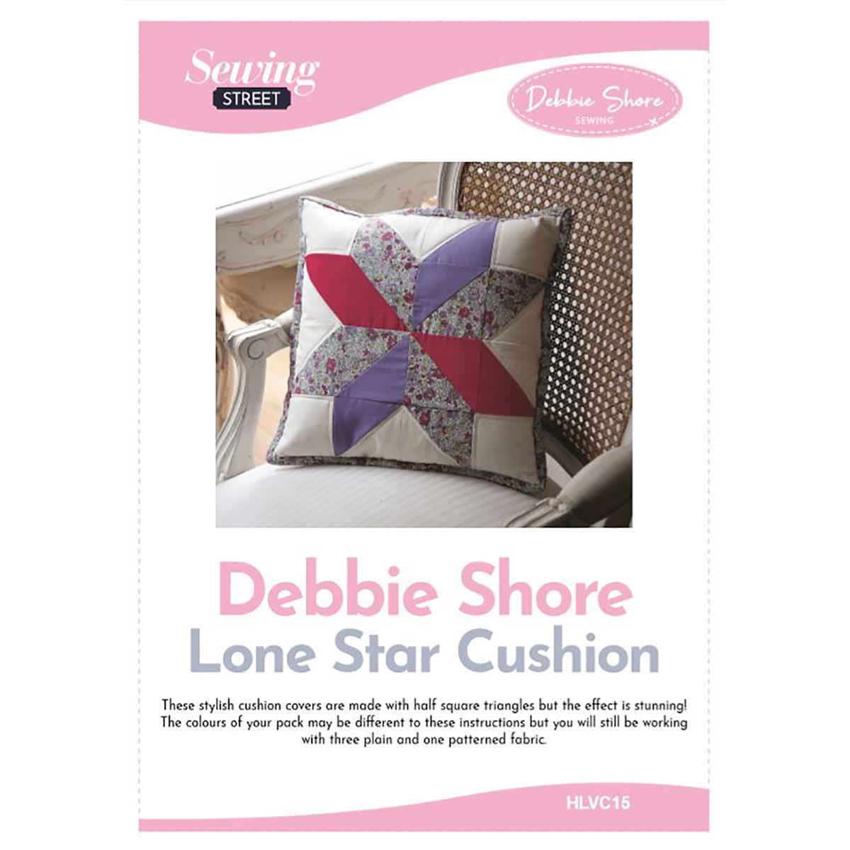 Debbie Shore's Lone Star Cushion Instructions | SewingStreet