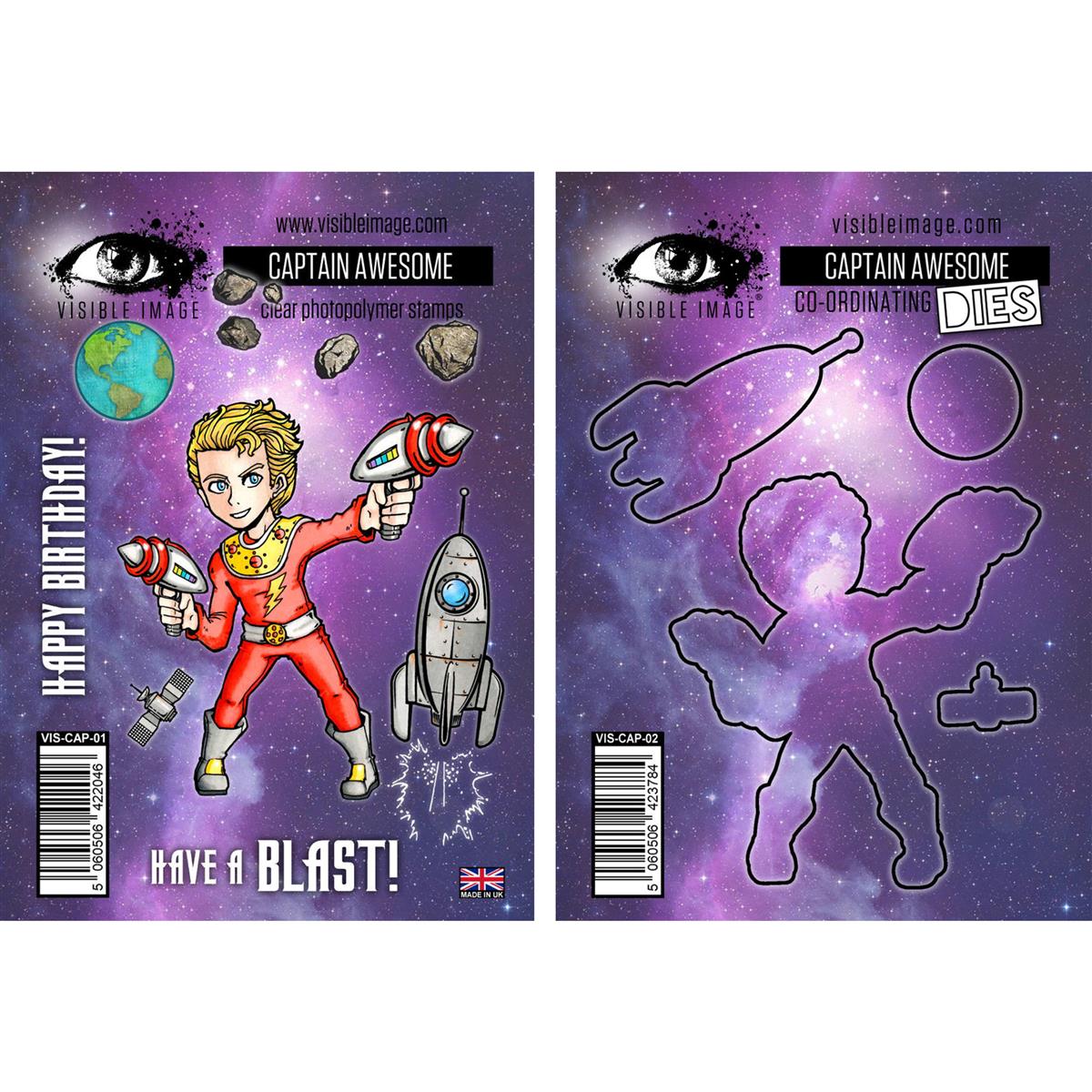 Visible Image - Captain Awesome Stamps & Dies Offer | HobbyMaker