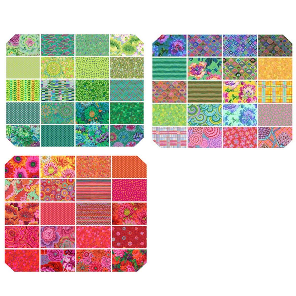Kaffe Fassett Collective Design Roll Mega Bundle: 3 x Pack of 40 Strips ...