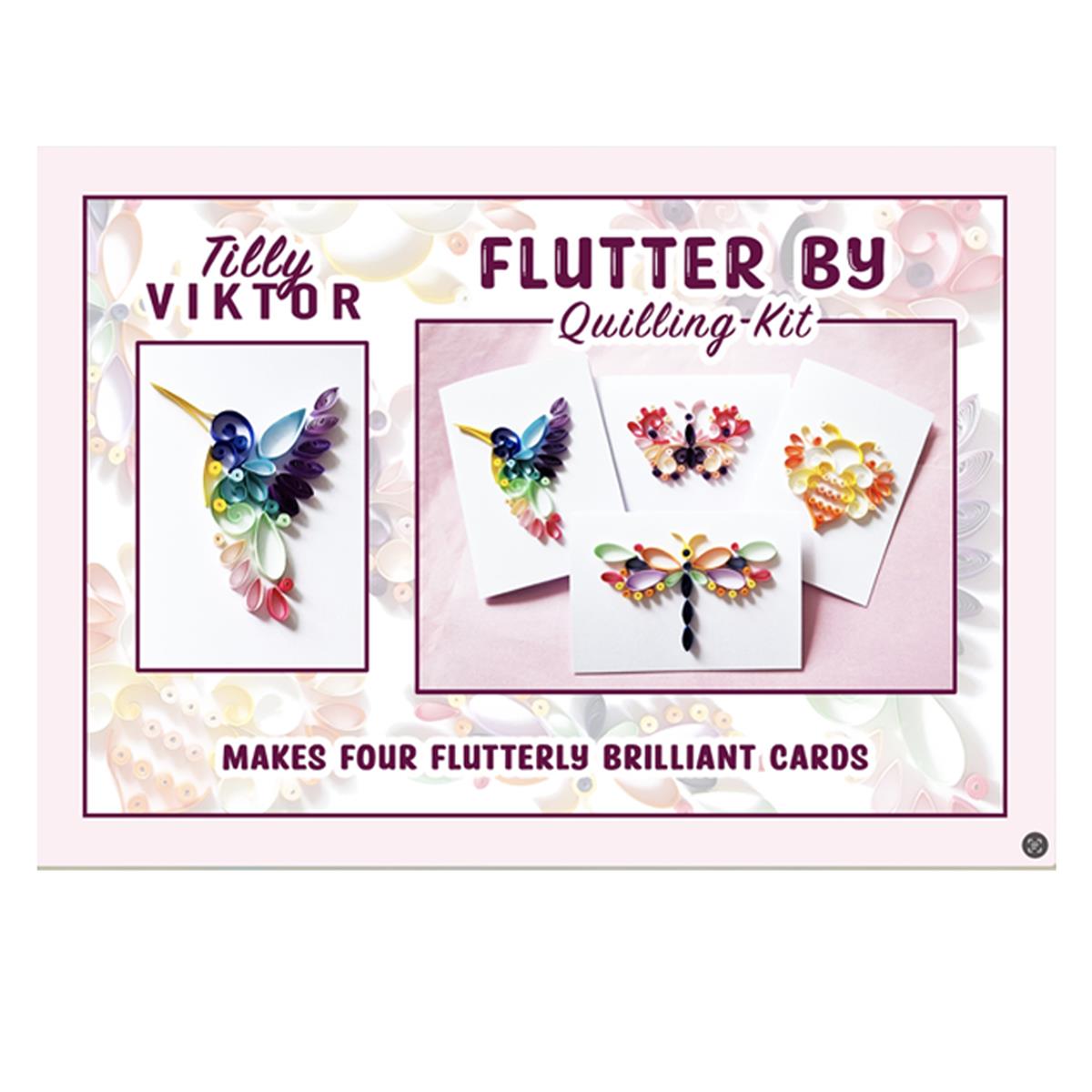 TillyViktor - Flutter By Quilling Kit NO TOOLS | HobbyMaker