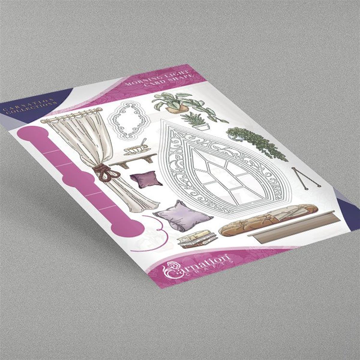 Carnation Crafts Morning Light Card Shape Die Set | HobbyMaker