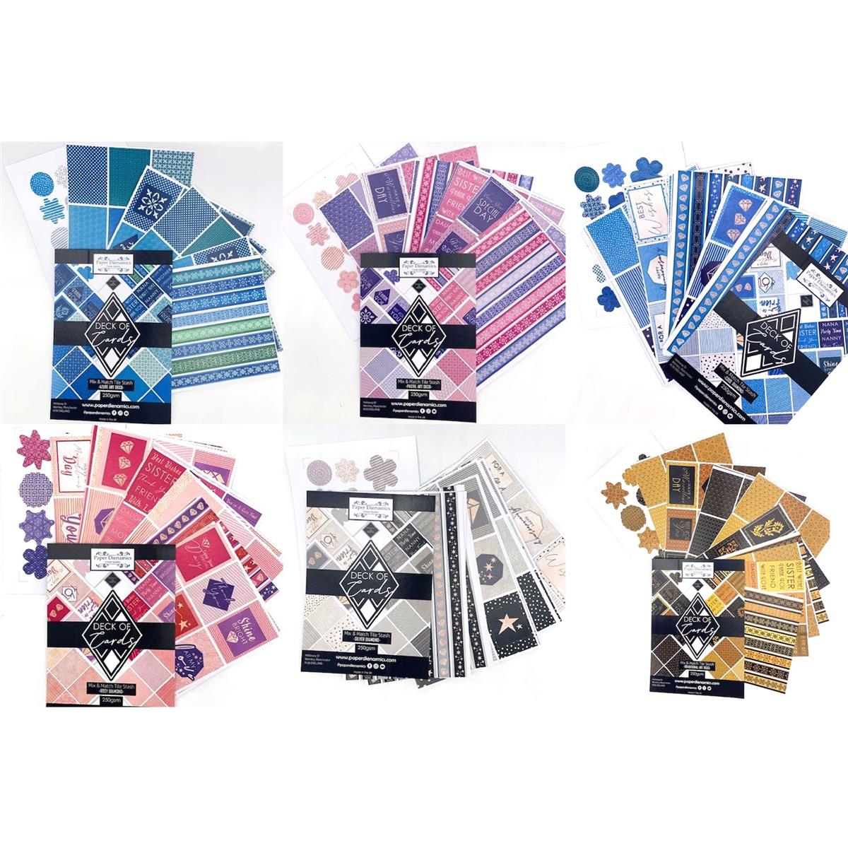 Deck of Cards Multi Buy Collection - A5, 144 sheets, 250gsm | HobbyMaker