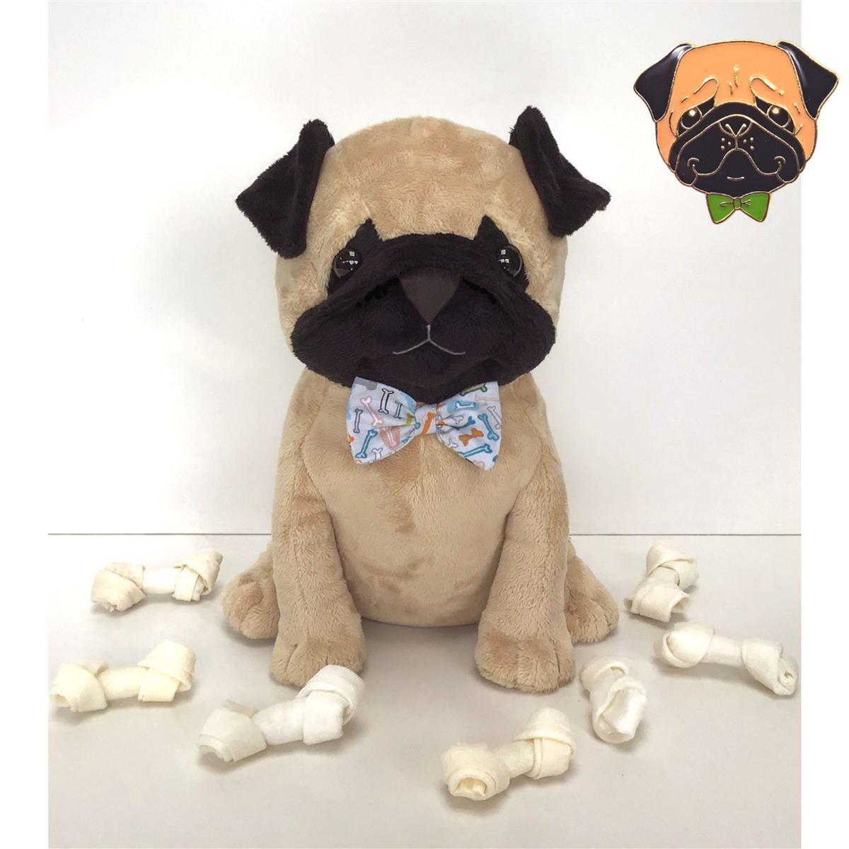 Jo Carters Reginald Pug Premium Toy Kit (inc Exclusive Badge, Fabric ...