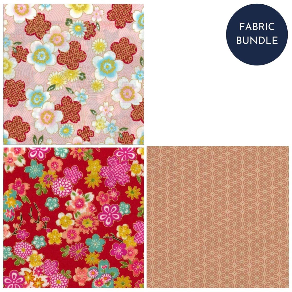 Sevenberry Japanese Pinks Fabric Bundle (1.5m) | SewingStreet