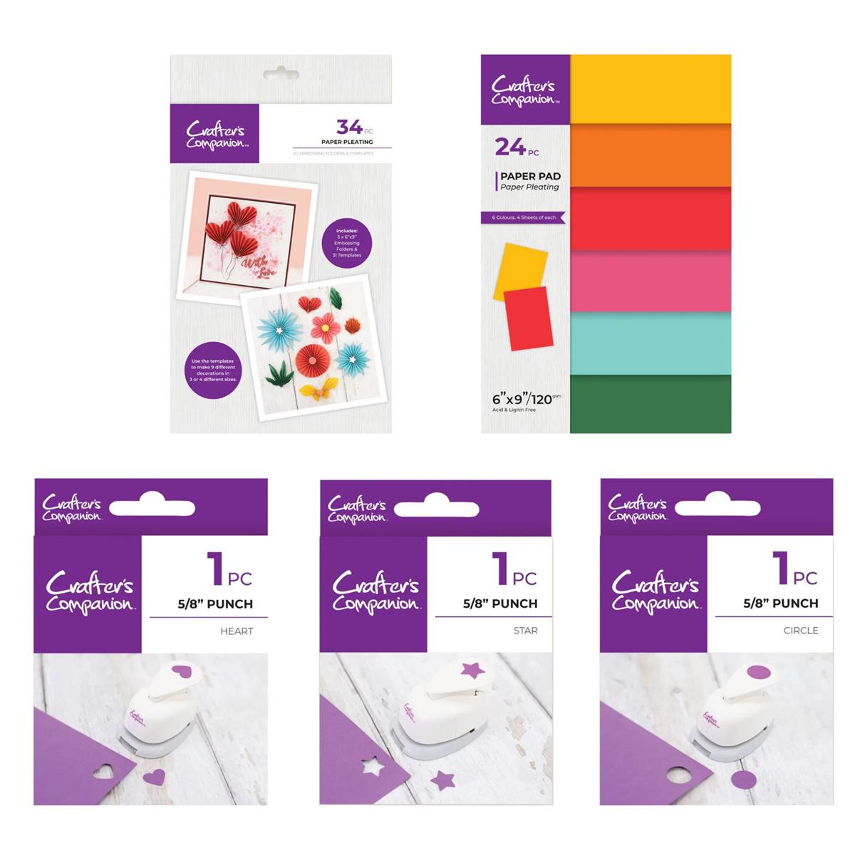 Crafter's Companion - Paper Pleating Collection | HobbyMaker