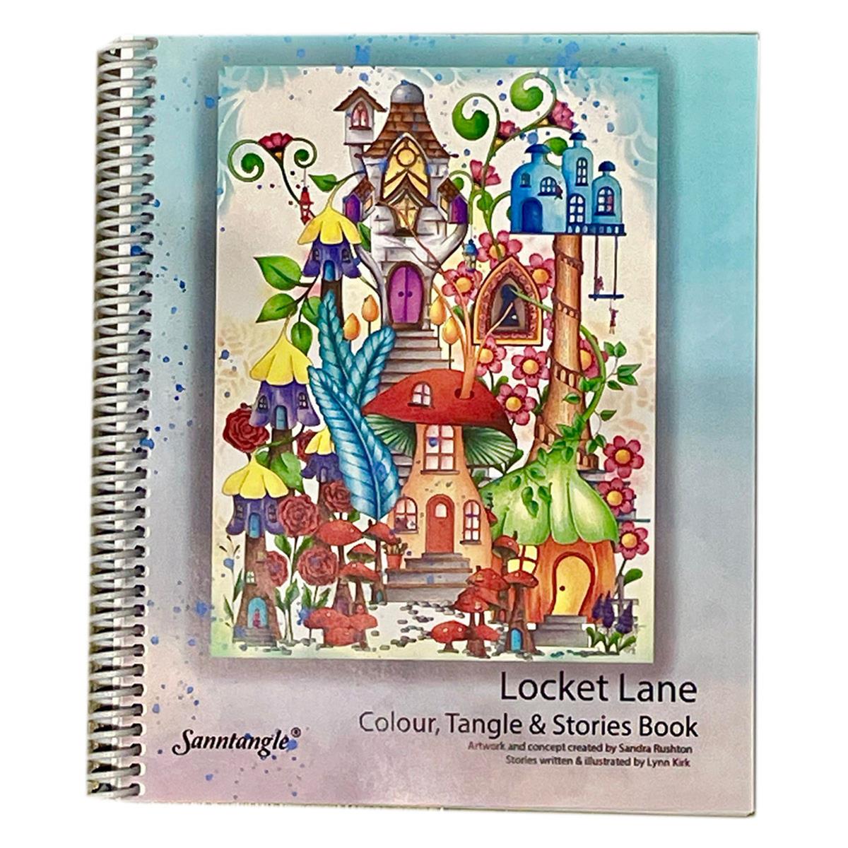 Sanntangle - Locket Lane Colour & Tangle Book | HobbyMaker