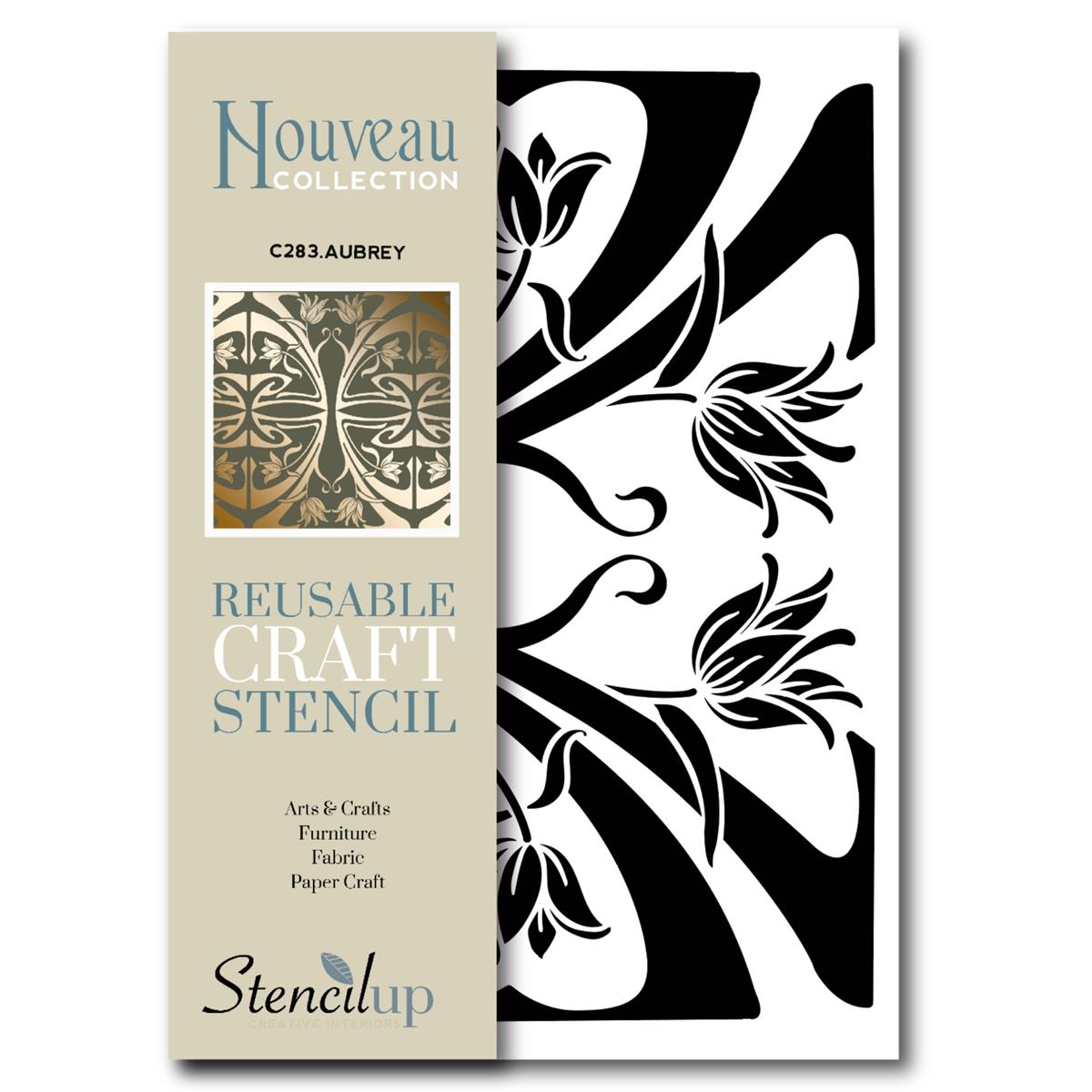 Stencil Up Aubrey A5 stencil | HobbyMaker