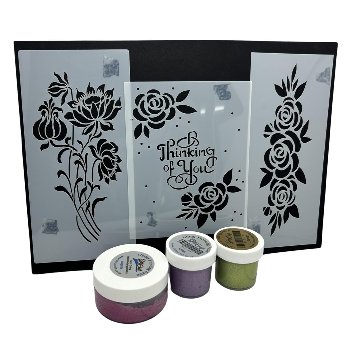 Rose Stencil and Paste Kit | HobbyMaker