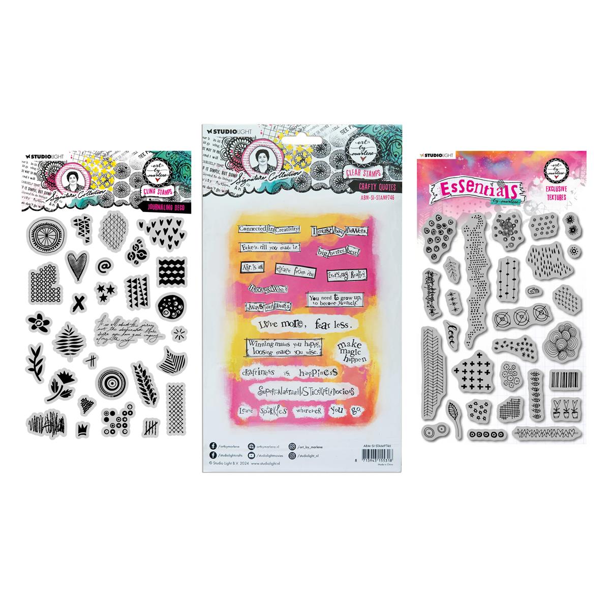 Craft O'Clock Special - Art By Marlene - Essential Stamp Bundle - 82 ...