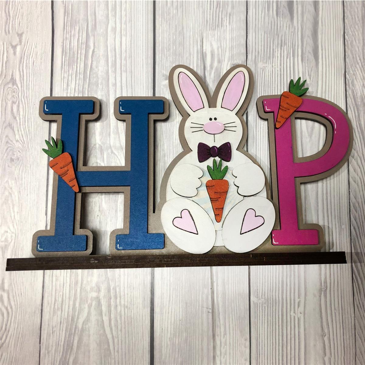 MDF Hop Easter Shelf sitter | HobbyMaker