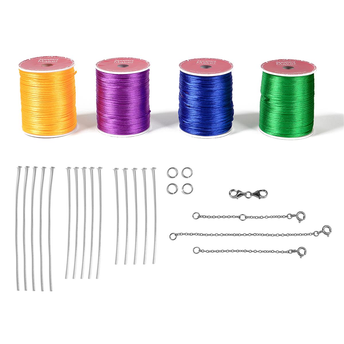 925 Sterling Silver, Dori Nylon Cord Project With Downloadable ...