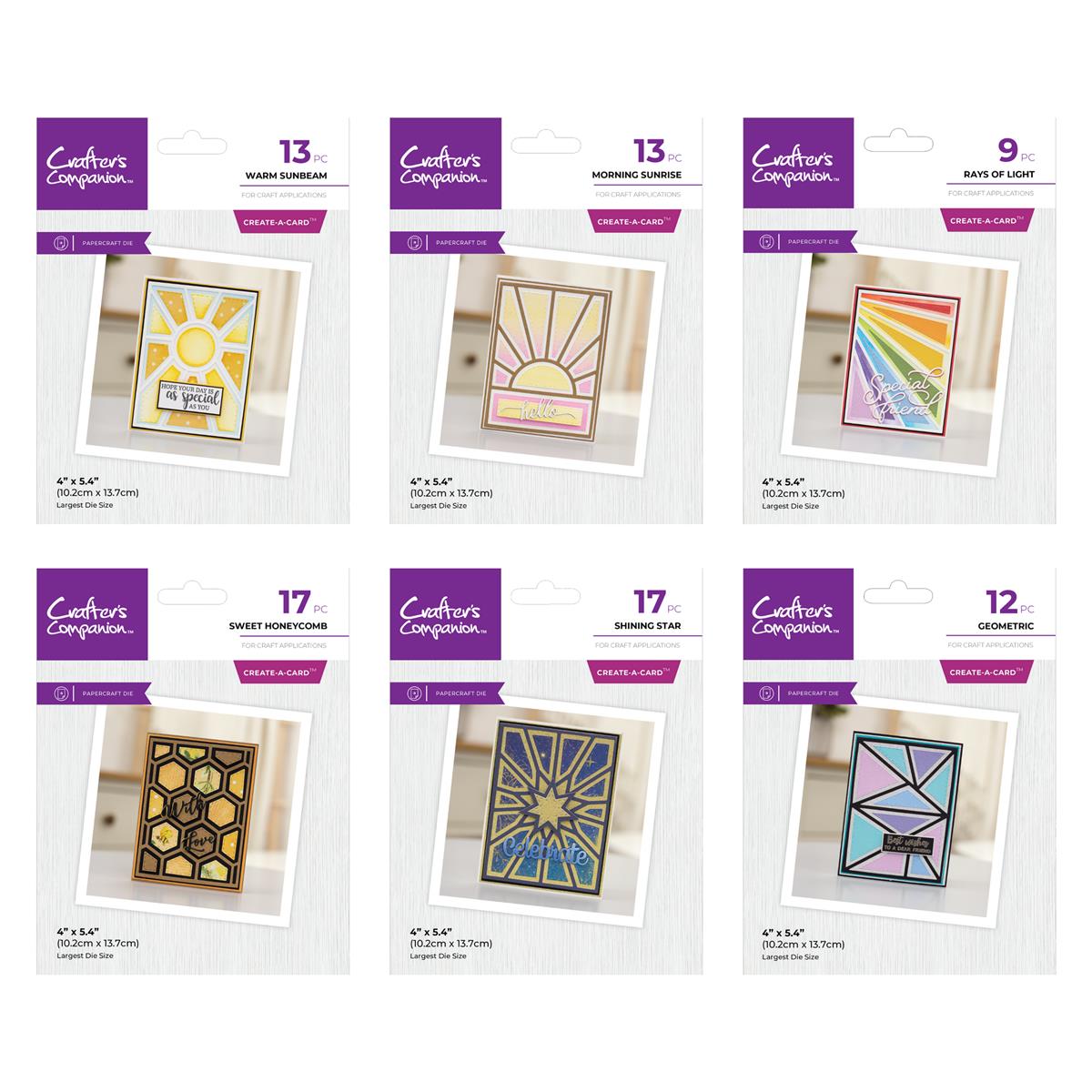 Crafter's Companion - Patchwork Create-a-Card Dies - Complete ...