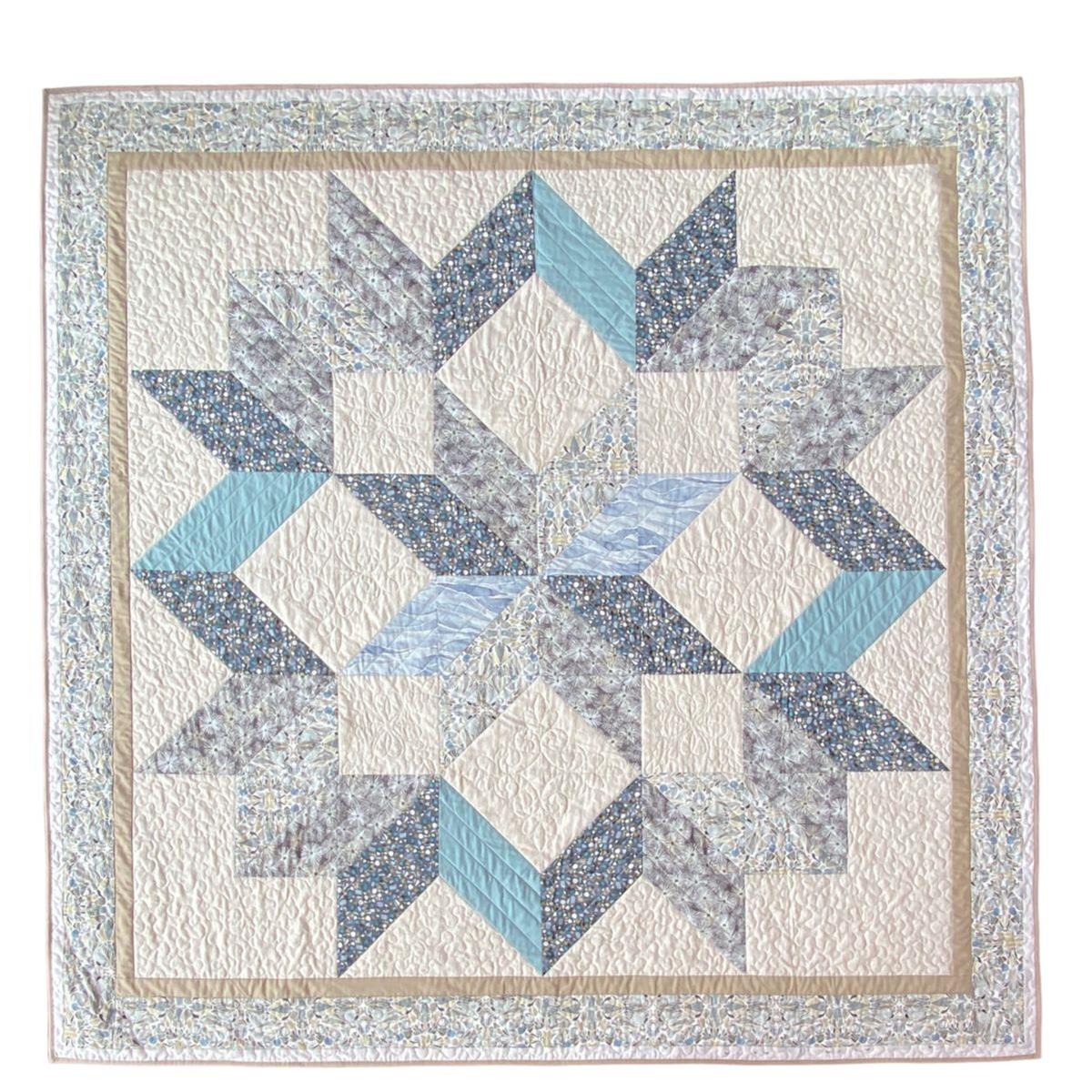 Shell Rummel Sea Wall Quilt Kit 190 x 190 cm | SewingStreet