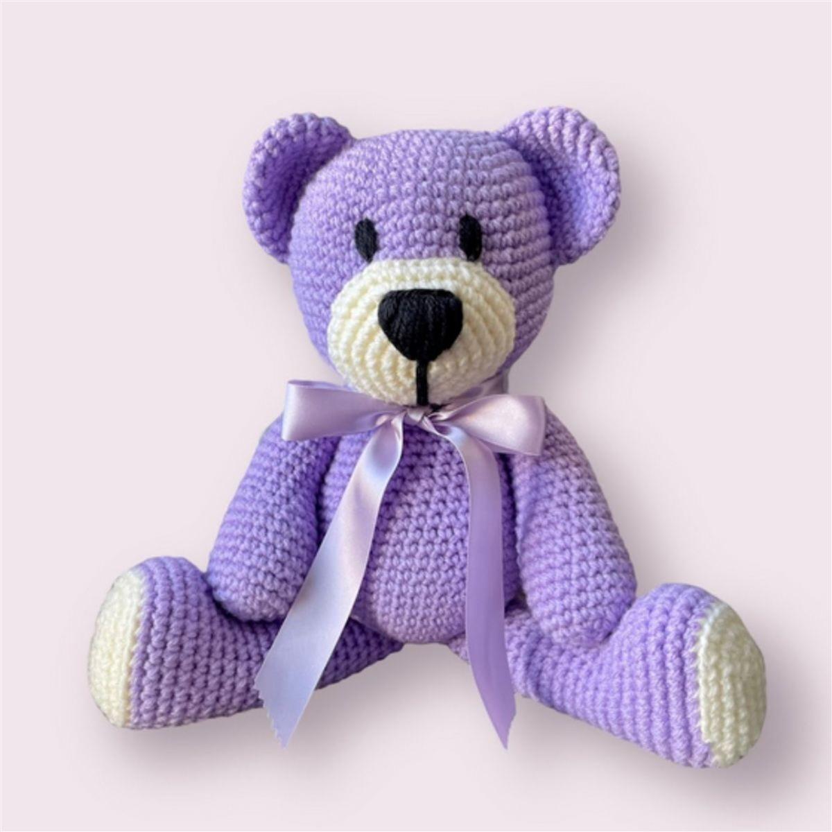 Mally Makes Wisteria Teddy Bear Crochet Kit | SewingStreet