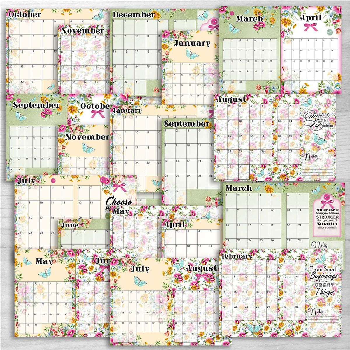 Debbi Moore Designs- Life Quotes Every-Year Calendar with Forever Code ...