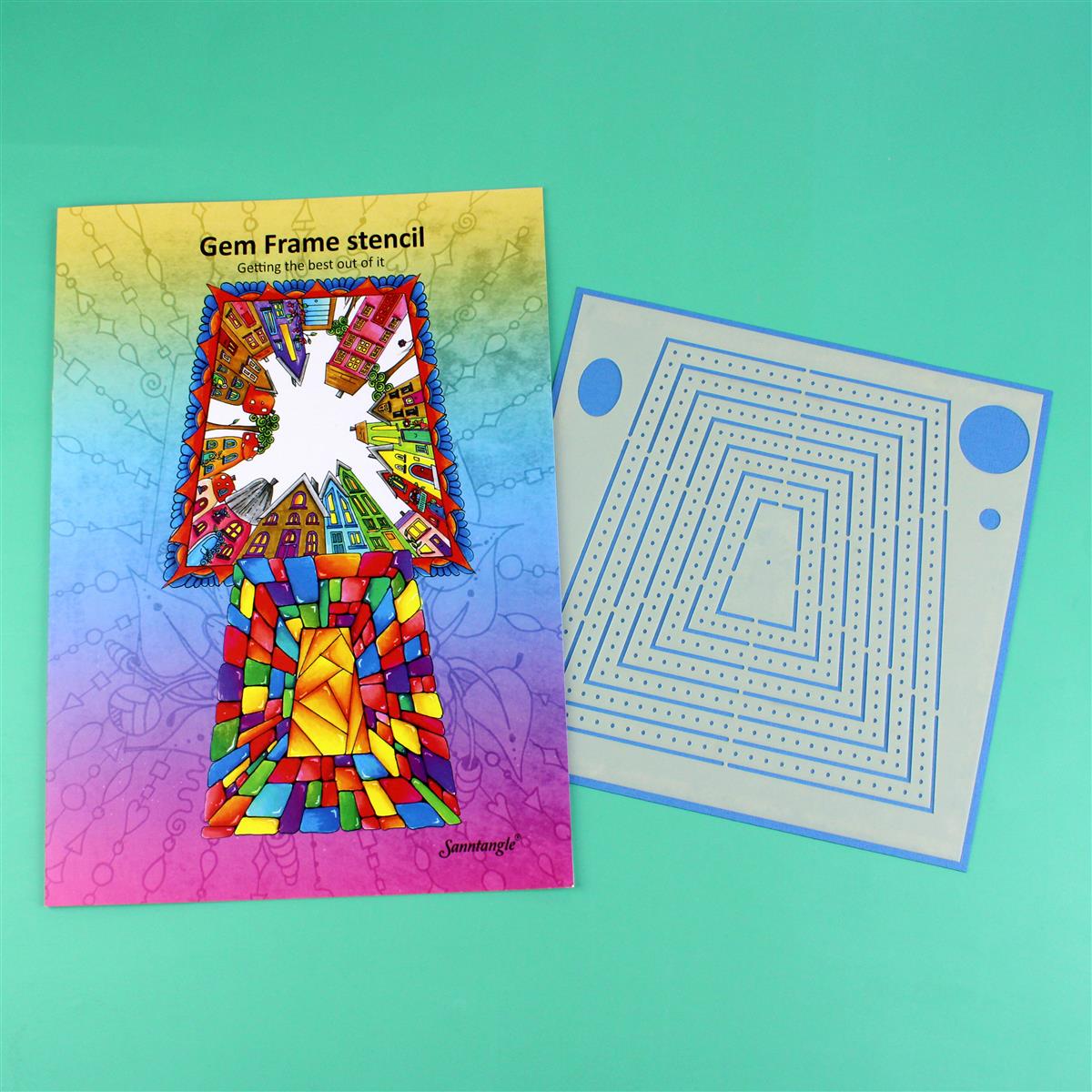 Sanntangle - Gem Frame Stencil - Getting the Best Out of it | HobbyMaker