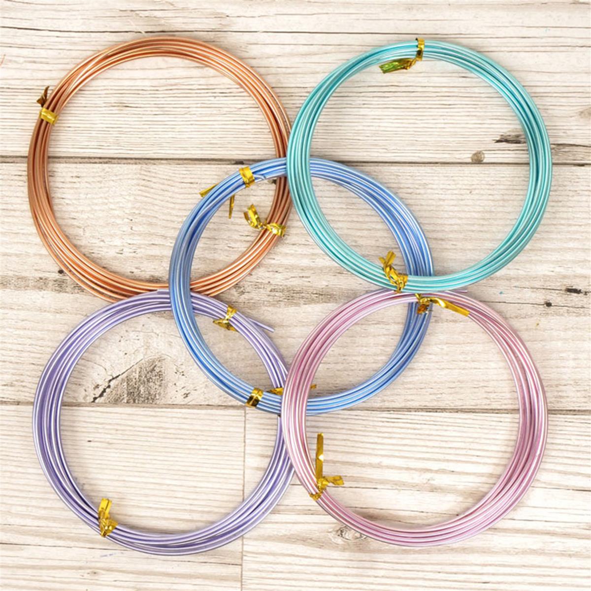 Aluminium Craft Wire - Pastels | HobbyMaker