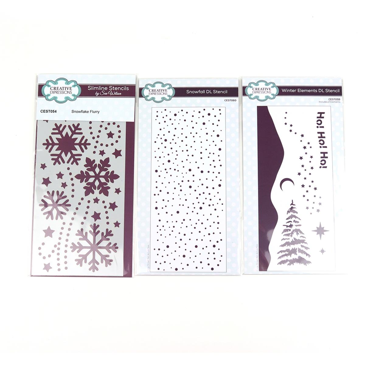 Set of 3 Creative Expressions Stencils | HobbyMaker