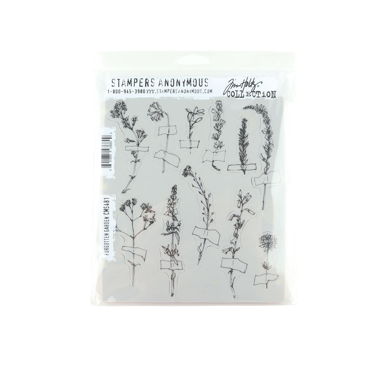 Tim Holtz Forgotten Garden Stamp Set | HobbyMaker