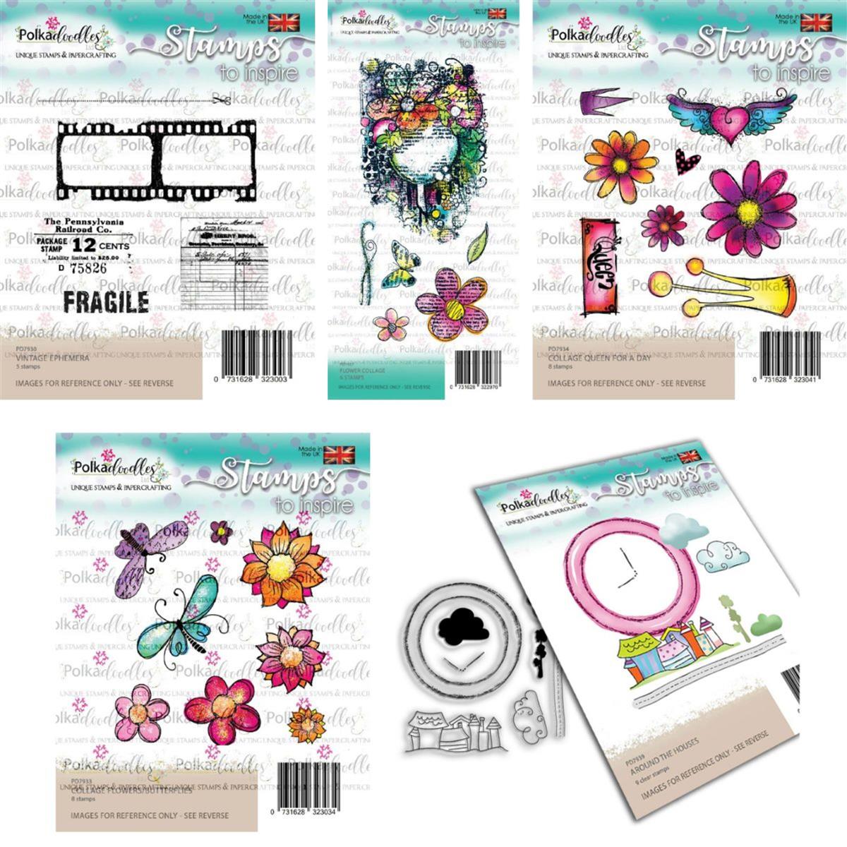 Polkadoodle- Pretty Positive Collage Collection | HobbyMaker
