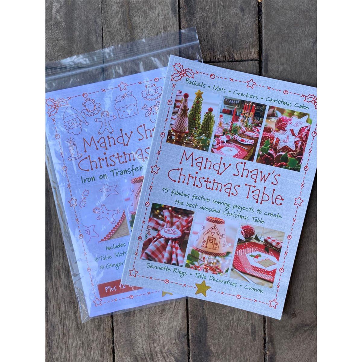 Mandy Shaw Christmas Table Book and Iron on Transfers. Special Offer ...