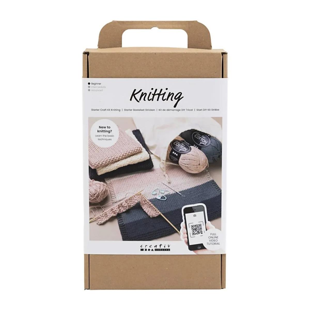 Starter Craft Kit Knitting, 1 pack | HobbyMaker