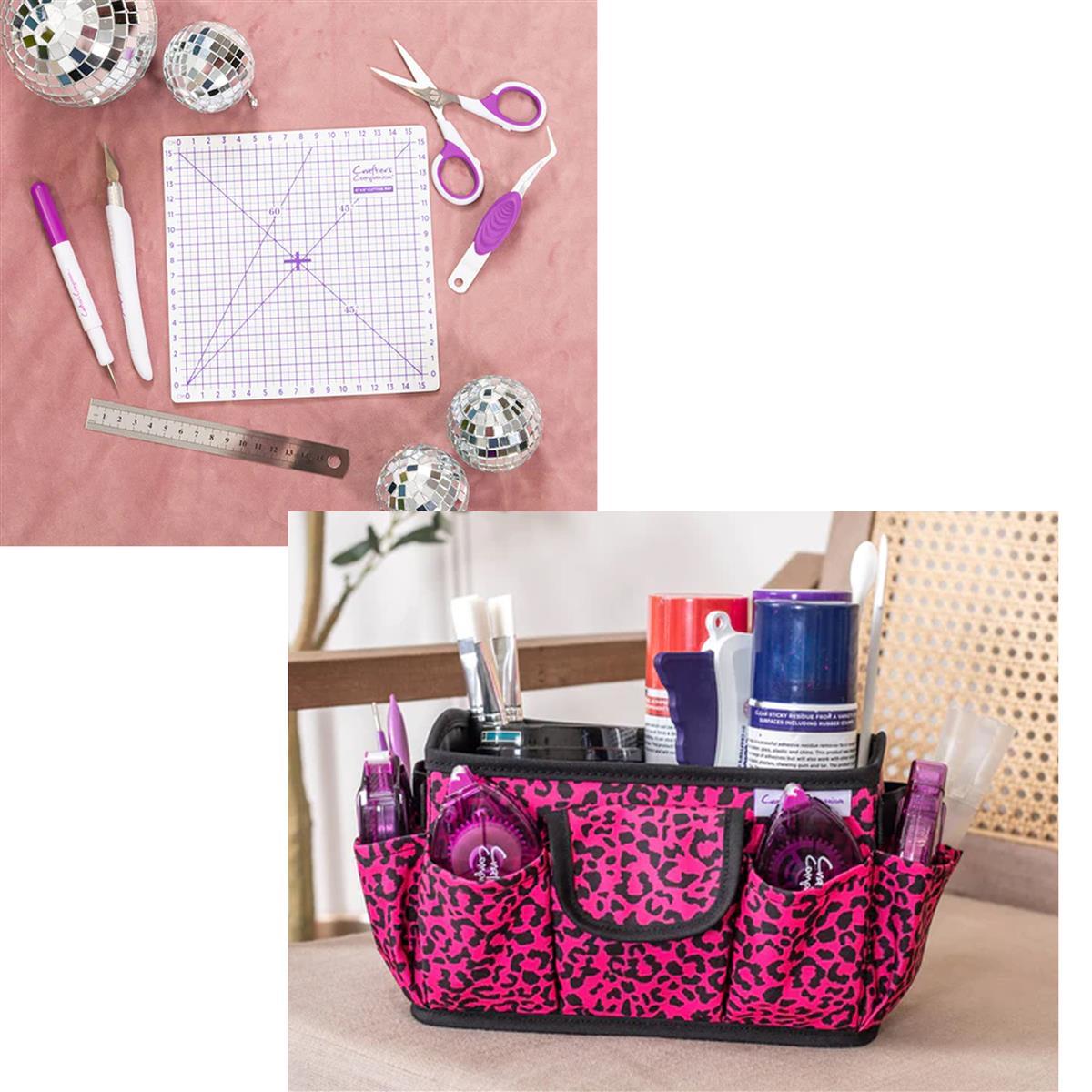 Crafters Companion Desktop Tote with Free Essentials Tool Kit | HobbyMaker
