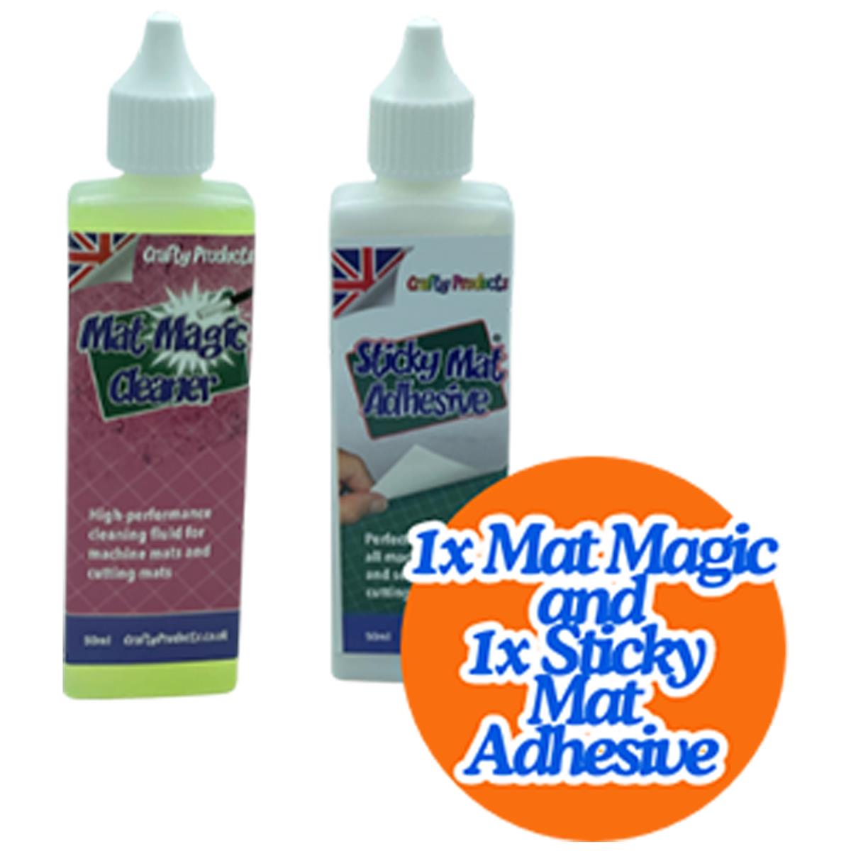Sticky Mat Adhesive & Mat Magic Cleaner- 50ml Bottle Sticky Mat ...