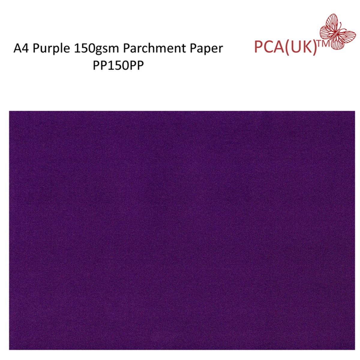 ParchCraft Australia (UK)- 10 Sheets of A4 Purple Parchment Paper ...