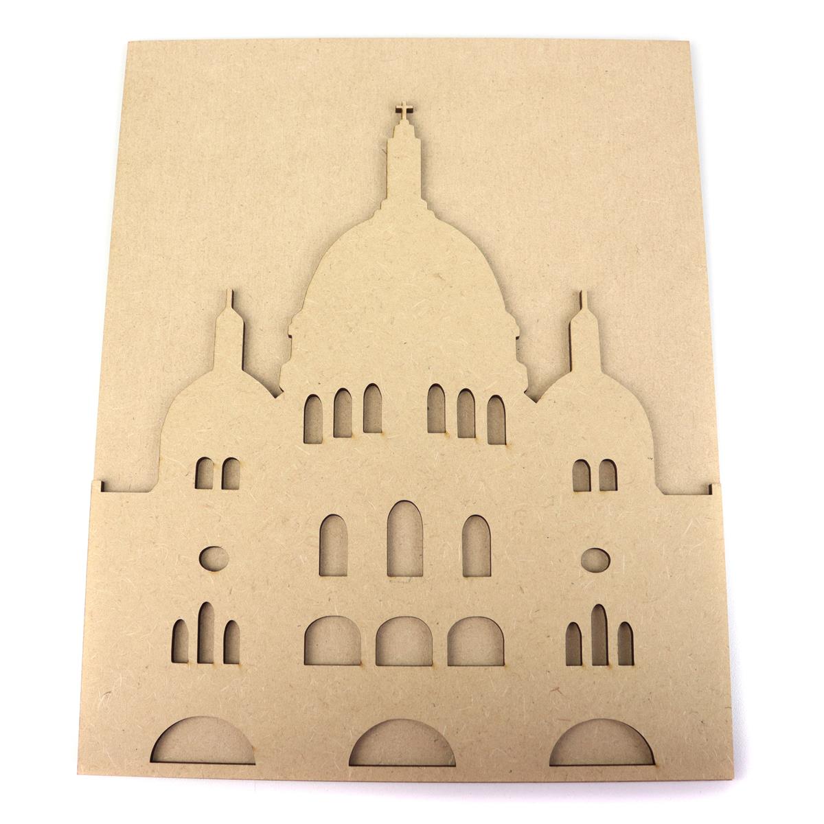 Bert & Gert's French Collection Sacre Coeur Cathedral Large MDF ...