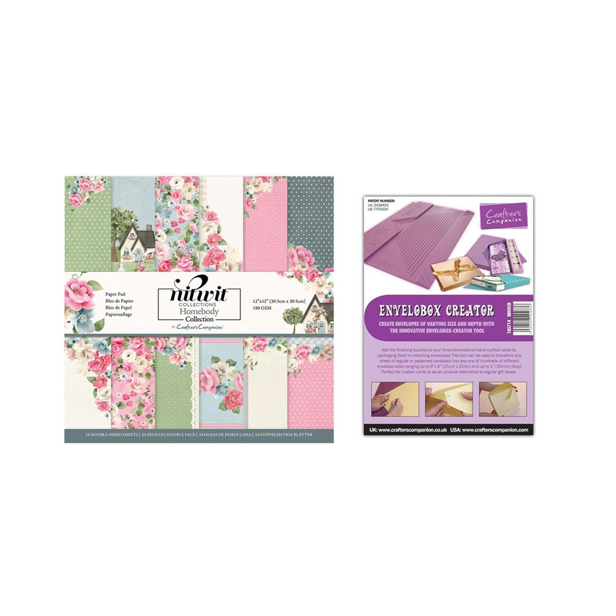 Crafter's Companion The Envelobox Creator Scoreboard & Paper Pad ...