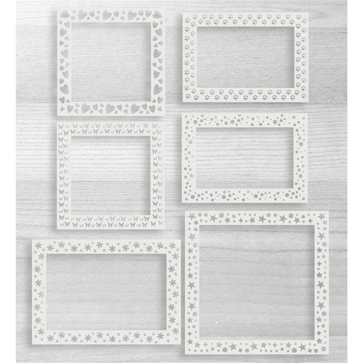 Debbi Moore Designs - Frame It Embossing Stencils Multibuy | HobbyMaker