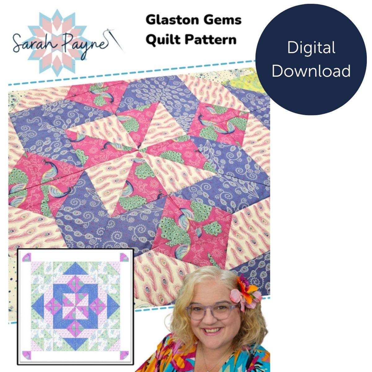 Sarah Payne Glaston Gems Quilt Pattern. Digital Download. RRP £15.99 ...