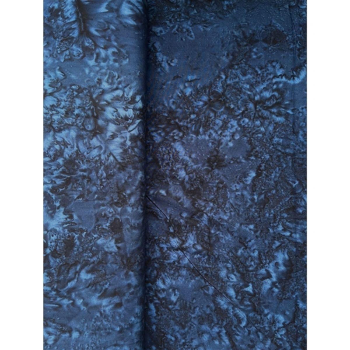 Kingfisher Navy Batik Extra Wide Backing Fabric 0.5m | SewingStreet