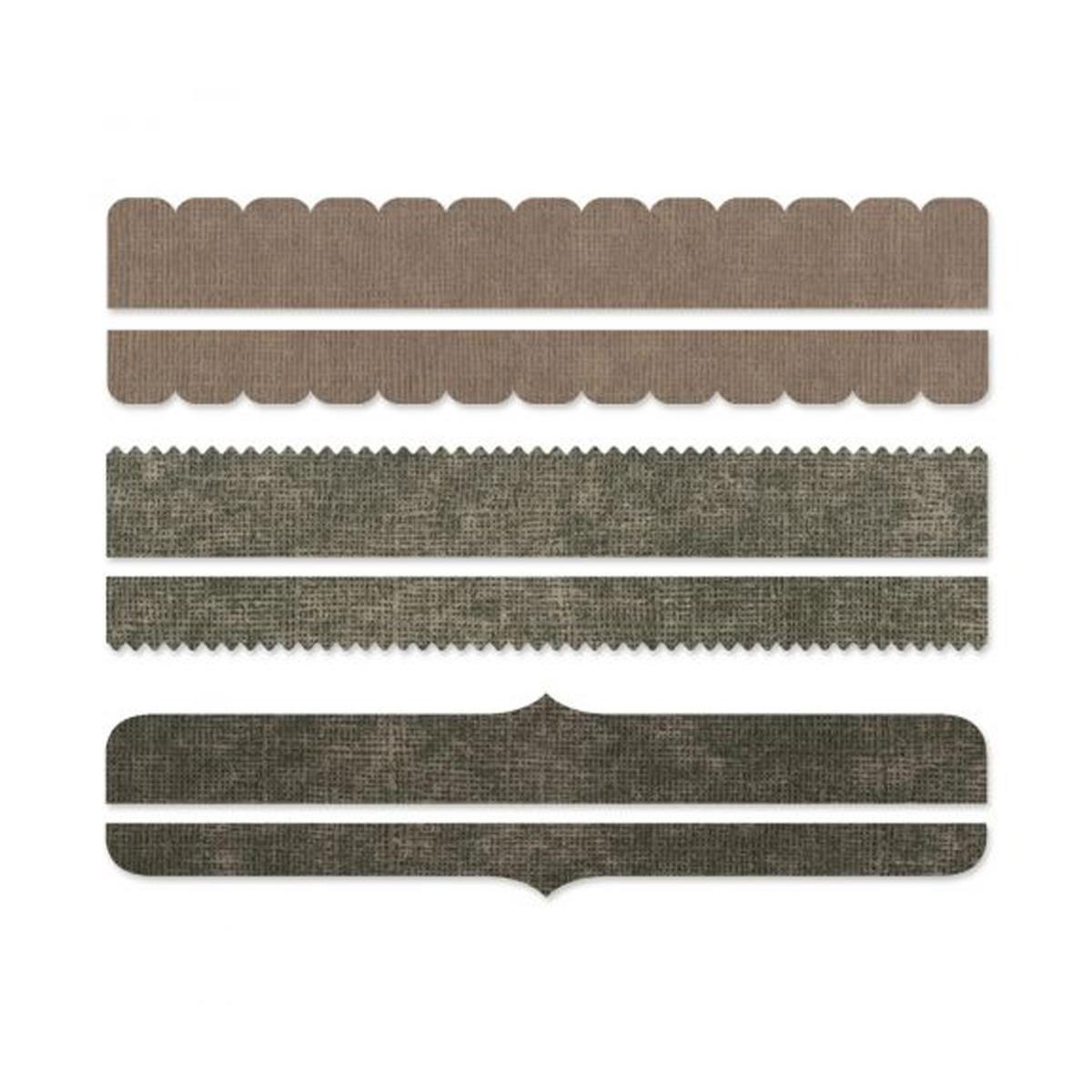 Thinlits Die Set 6PK Decorative Trims by Tim Holtz | HobbyMaker