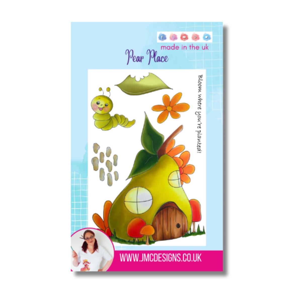 JMC Designs - Pear Place - A6 Stamp | HobbyMaker
