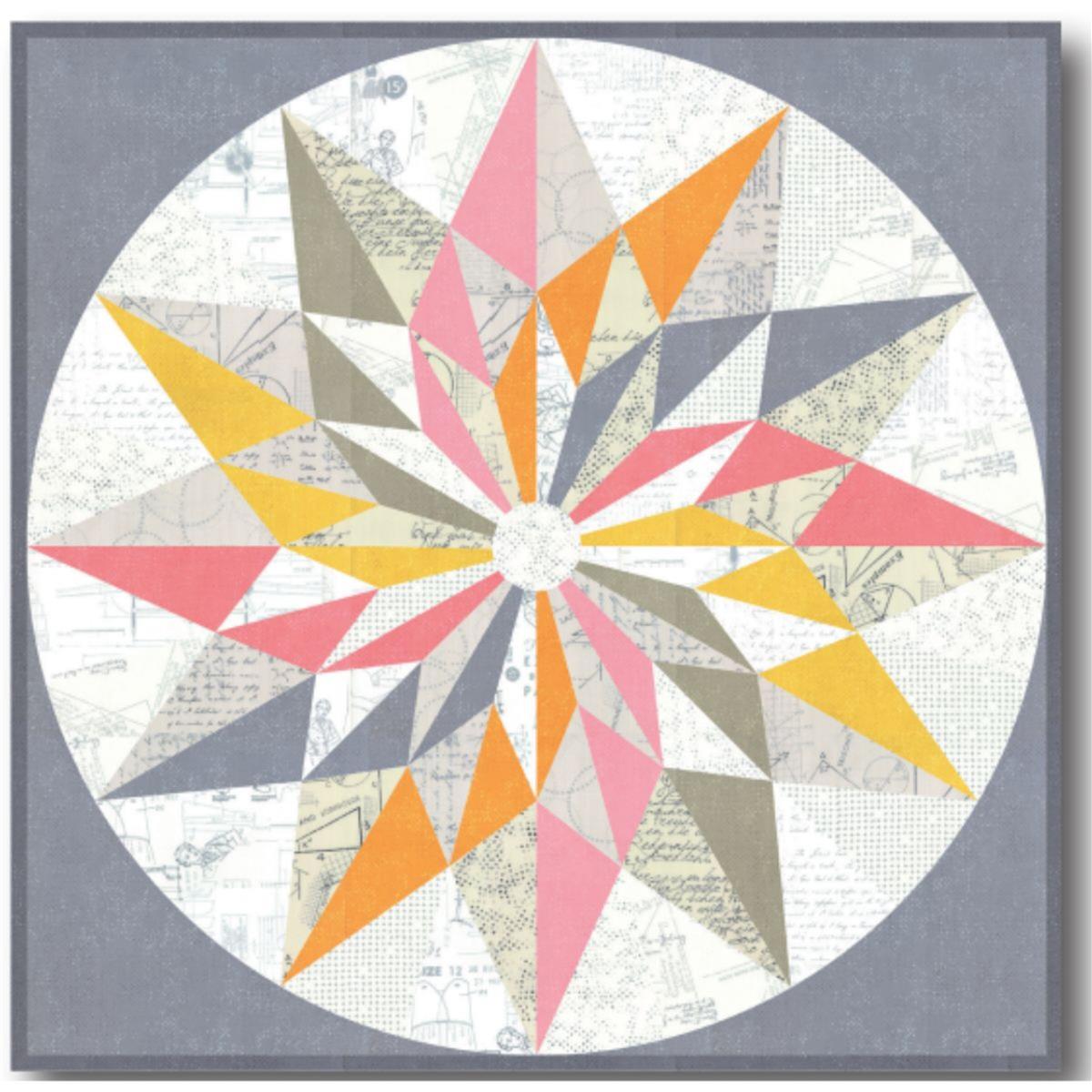 Moda Zen Chic Star Glow Quilt Kit 83cm x 83cm | SewingStreet