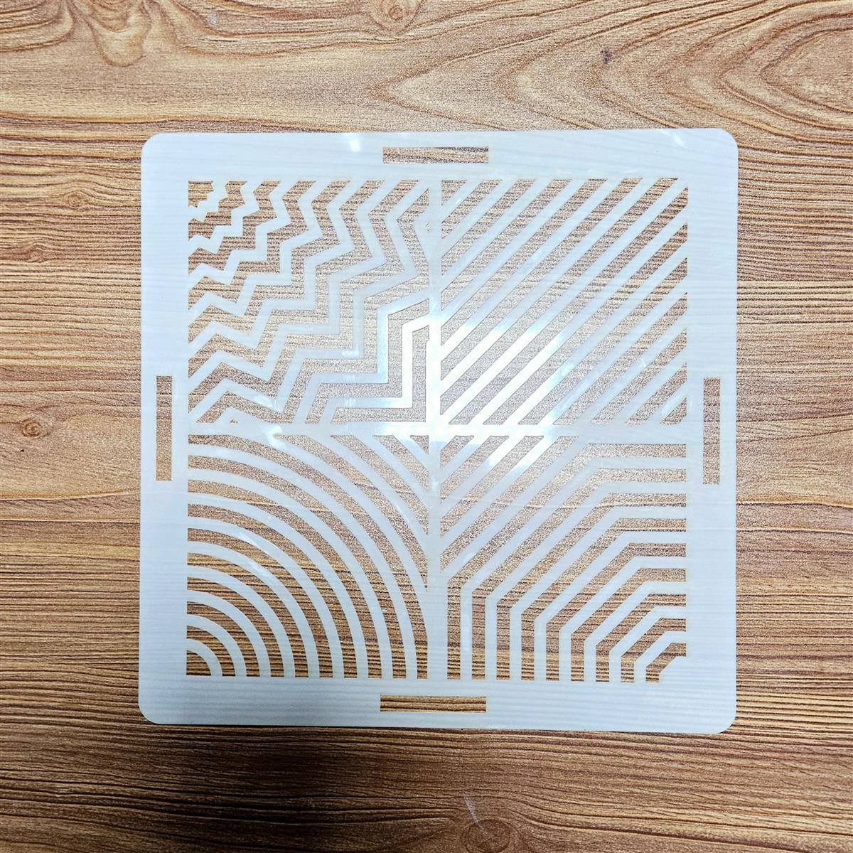 Pearlywinks- Geometrics Rotation Stencil | HobbyMaker