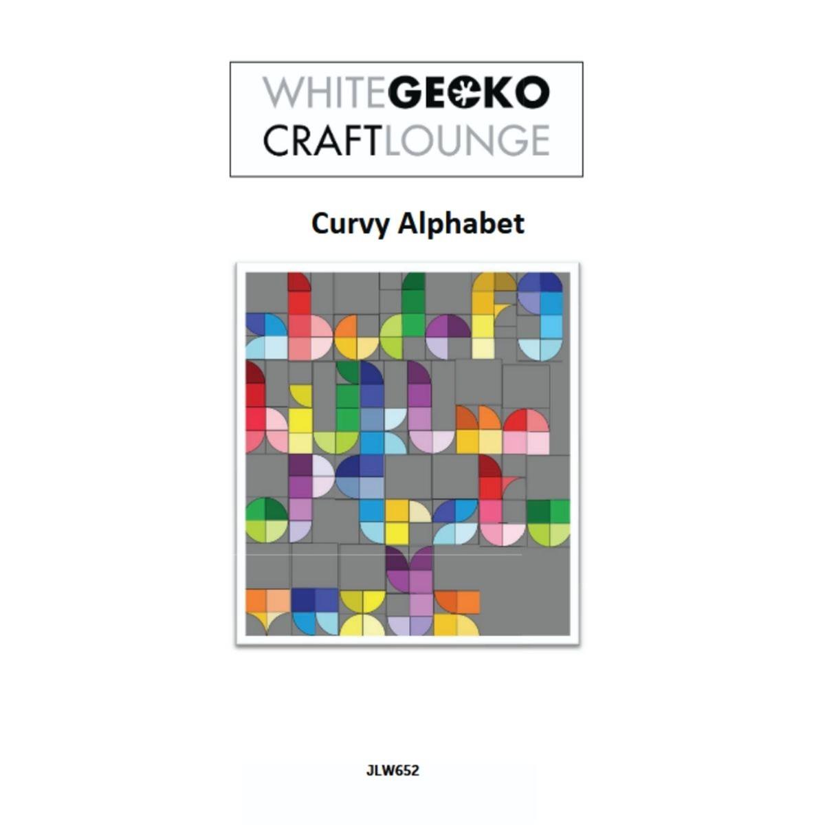 White Gecko Curved Alphabet Quilt Pattern | SewingStreet