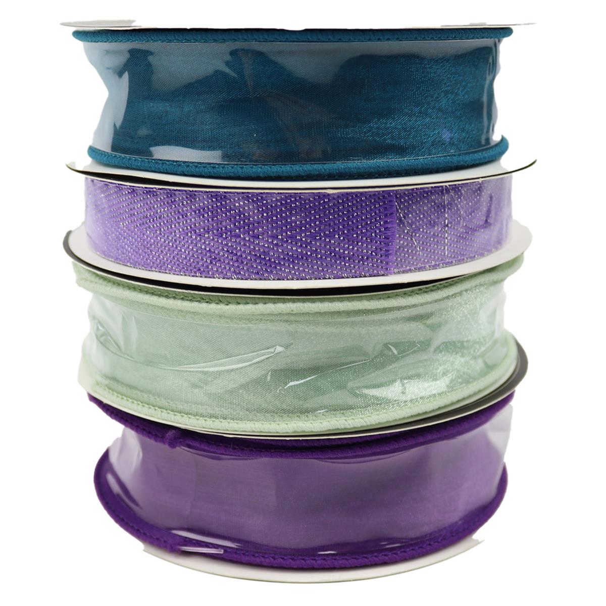 Ribbonly Birthday Indigo Ribbon Collection, 40 Metres of Luxury Ribbon ...