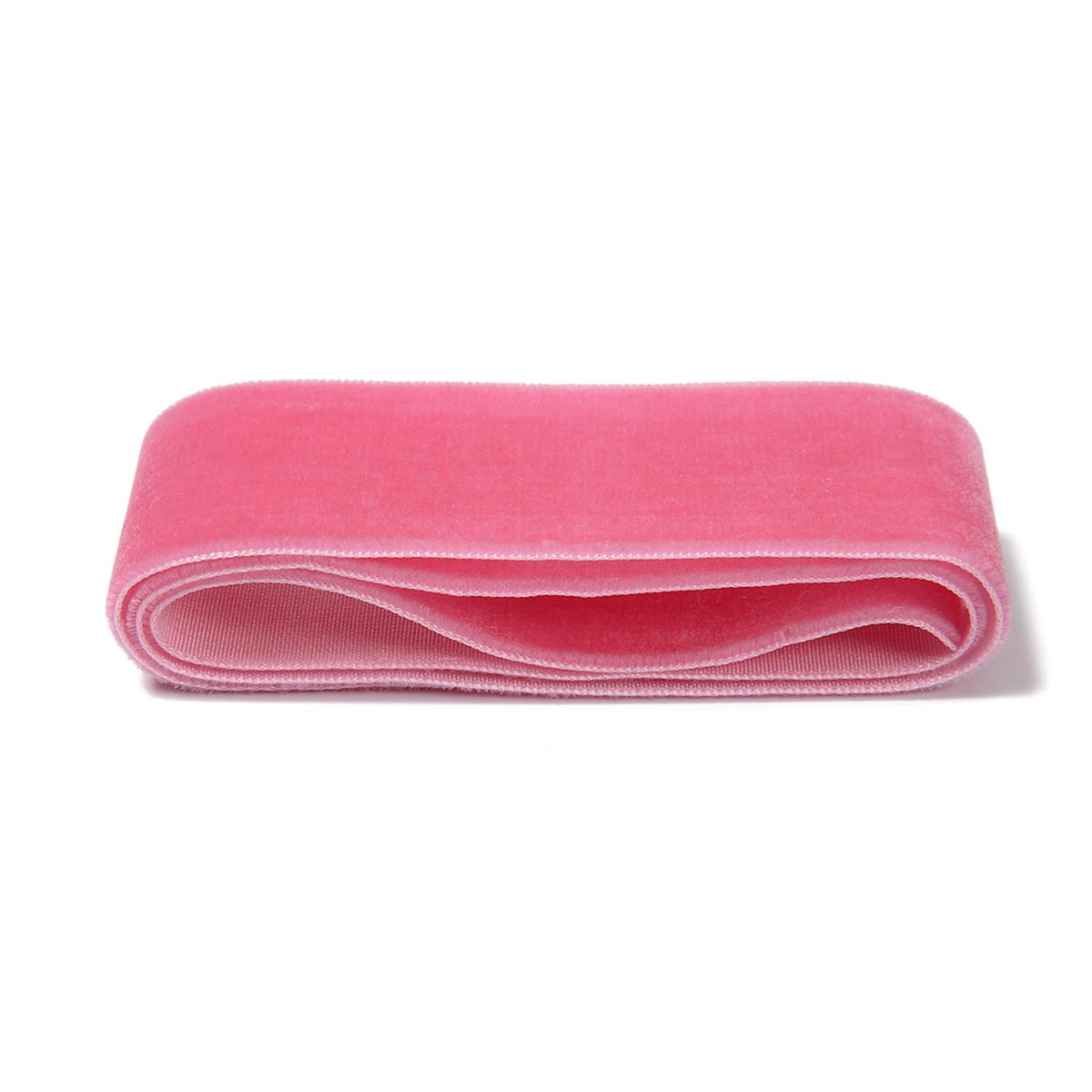 Hot Pink Velvet Ribbon, 50cm Long, 32mm Wide | HobbyMaker