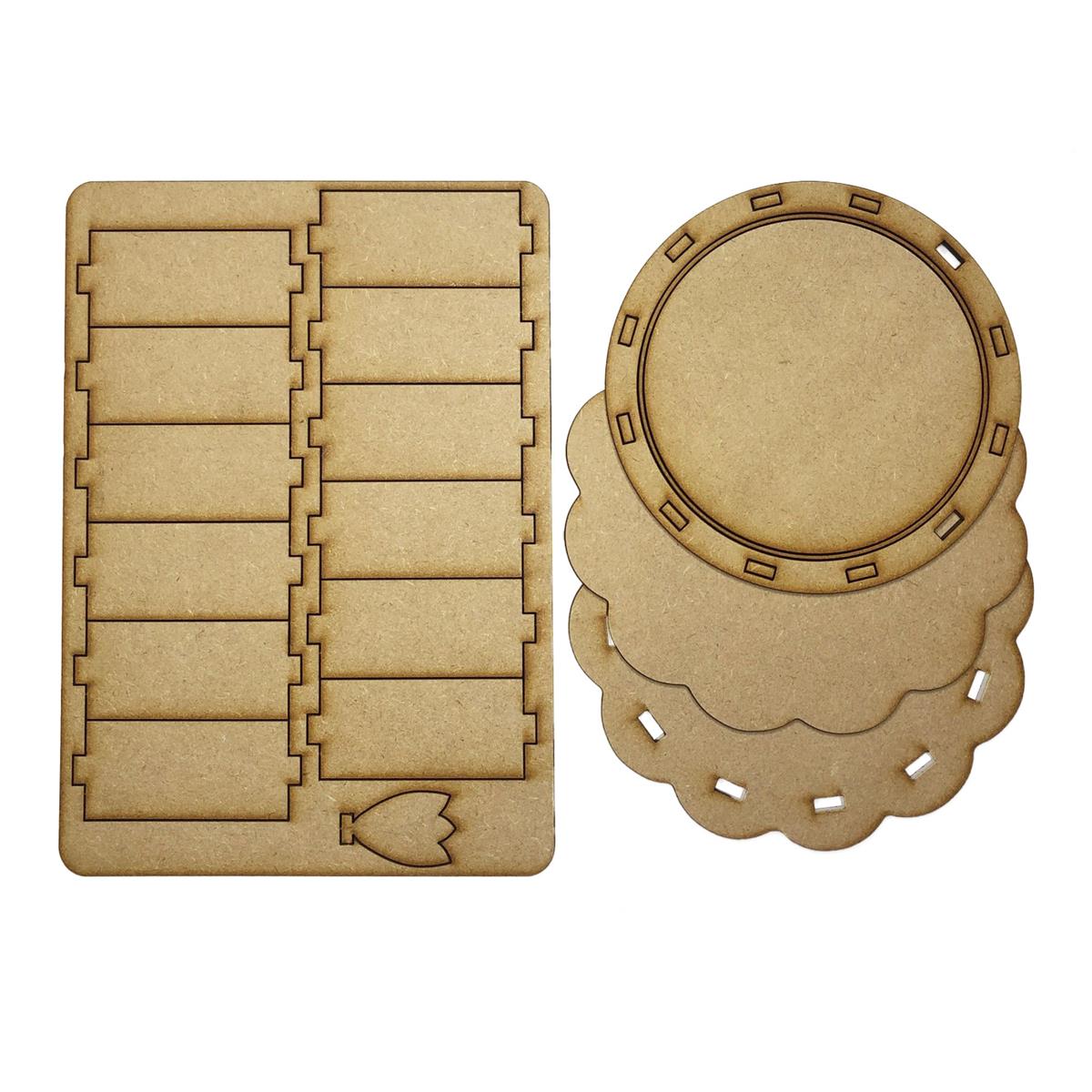 Round MDF Box Kit | HobbyMaker