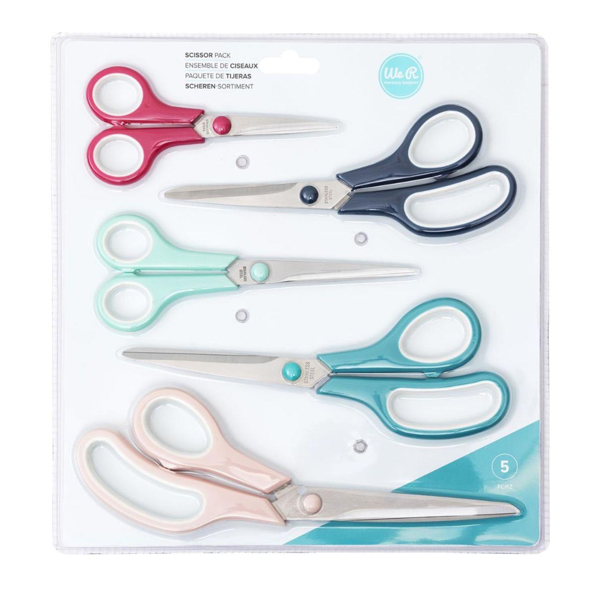 We R Makers Scissors 5pk | HobbyMaker
