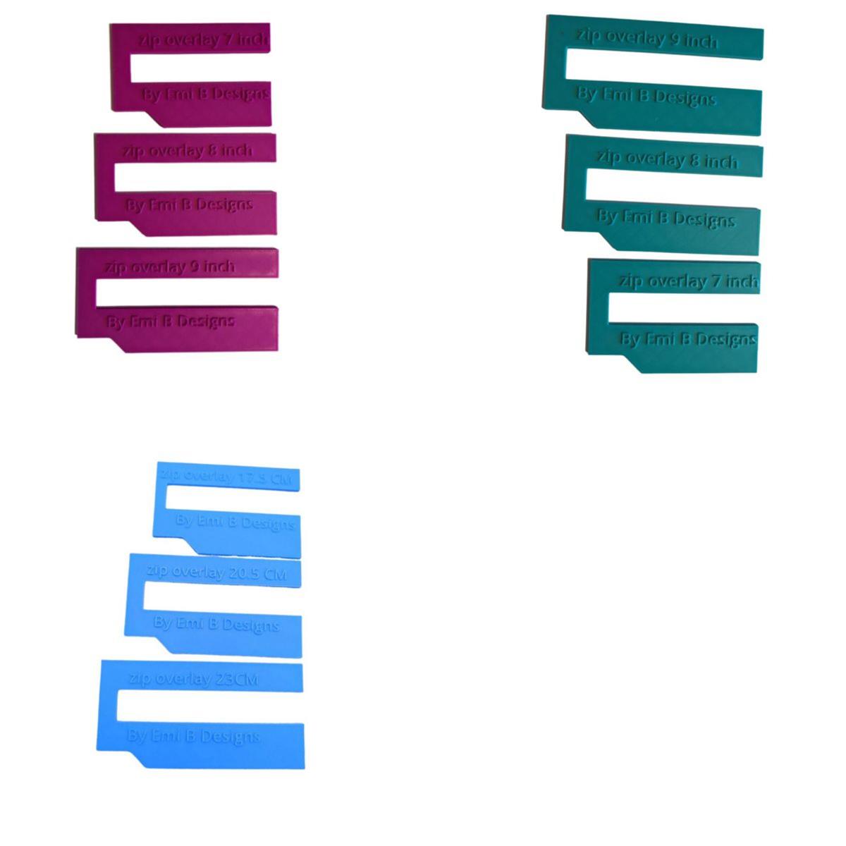 Emily Roberts Boxy Zip Overlay Design. Pack of 3 | SewingStreet