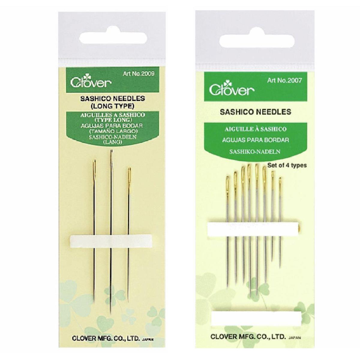 Sashiko Needle Bundle: Hand Sewing Needles (3pcs) & Sashiko Needles 4 ...