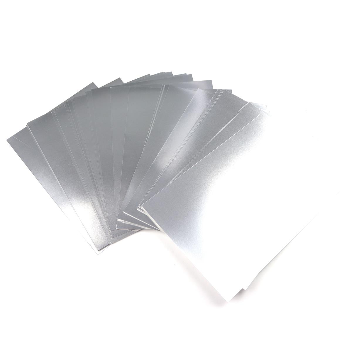A4 Brushed Silver Metallic Card Pack - 290gsm - 50 Sheet Pack | HobbyMaker