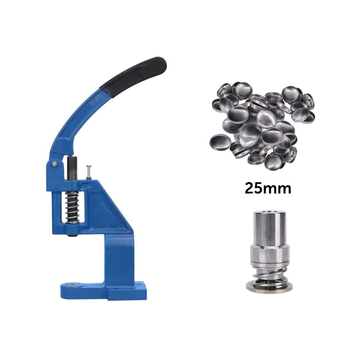 Blue Machine Button Covering Press Including Button Covering Die Set ...
