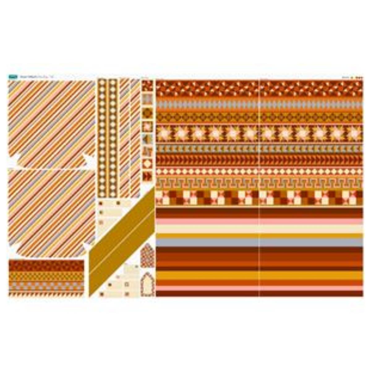 Stuart Hillard Autumn Patchwork Day Bag Fabric Panel and Instructions ...