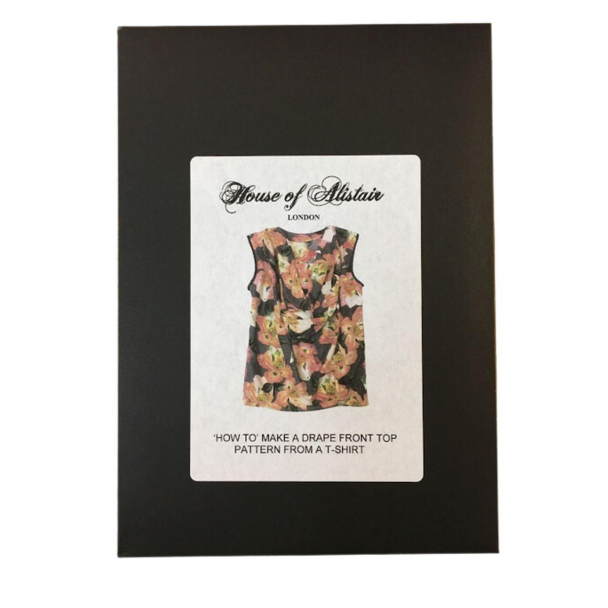 House of Alistair Drape Front Top 'How To' Pattern | SewingStreet